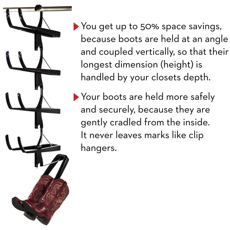 5 Pair Hanging Boot Rack • Boot Butler